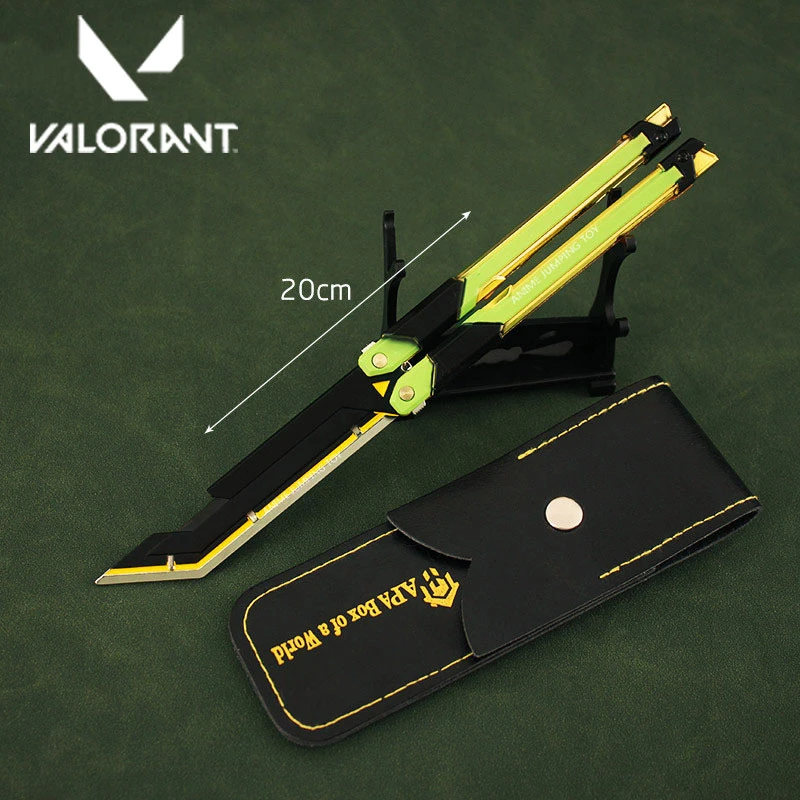 New Valorant Rgx 11z Pro Butterfly Knife Game Keychain Weapon Knife ...