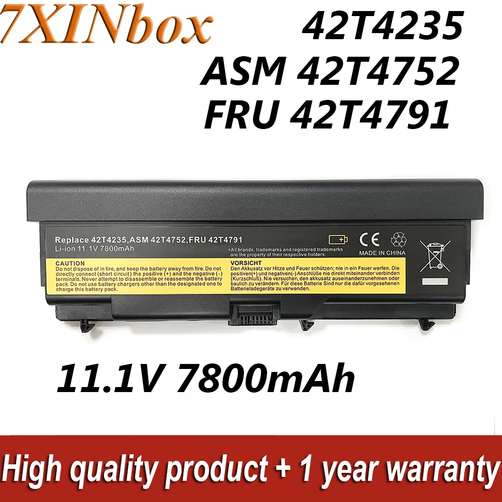 7xinbox batería para Lenovo ThinkPad E40, E50, L410, L412, L420, L421 ...