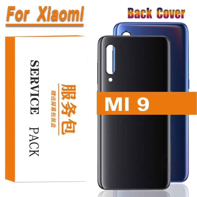 For-Xiaomi-mi-9-Back-Battery-Cover-Rear-Door-Housing-Case-Glass-Panel ...
