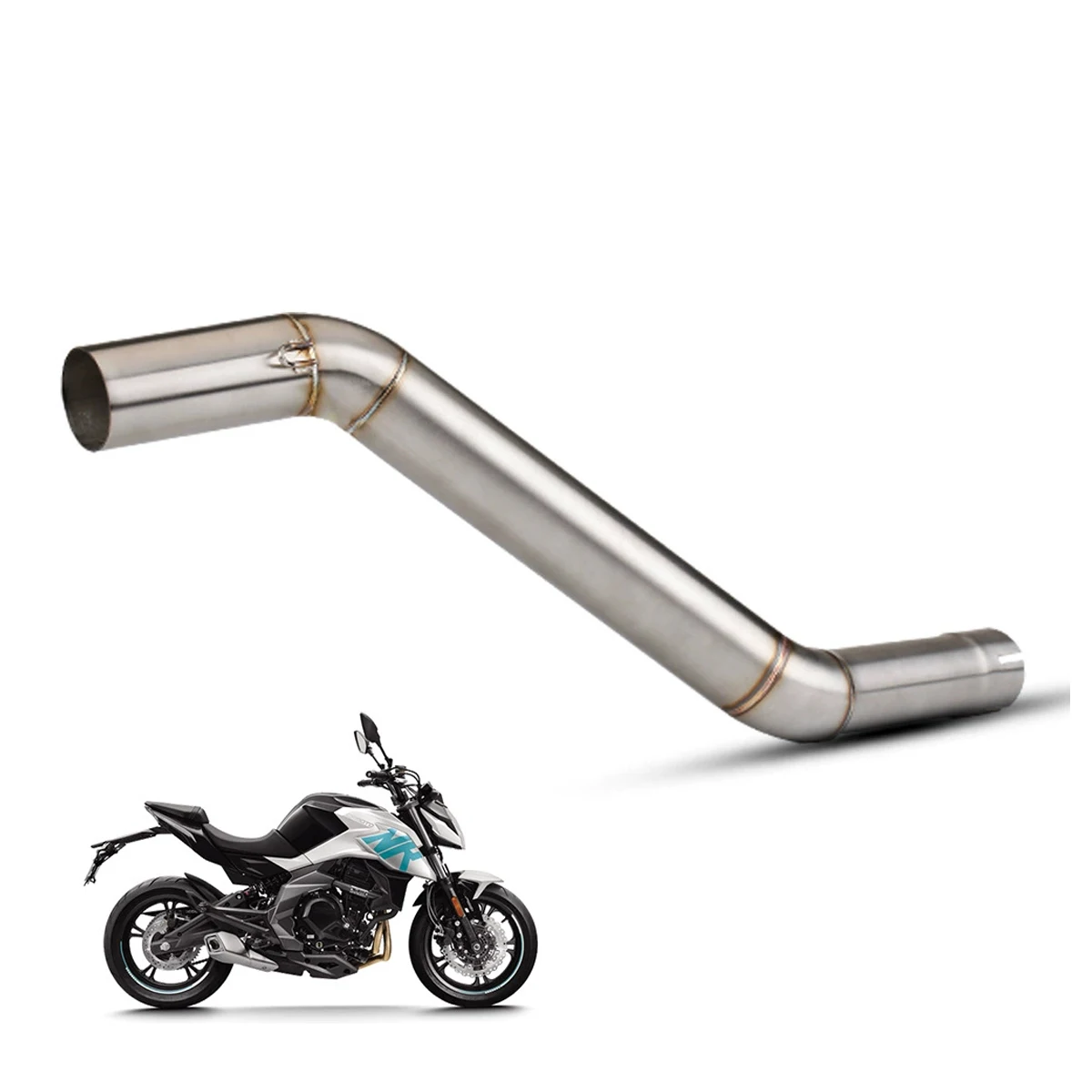 1 piece of stainless steel motorcycle exhaust pipe connection middle ...
