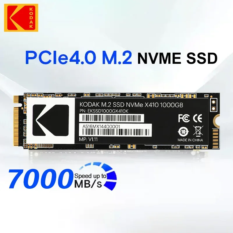 KODAK-Disque-dur-interne-SSD-PCIe-Isabel-NVcloser-Disque-de-stockage-3D ...