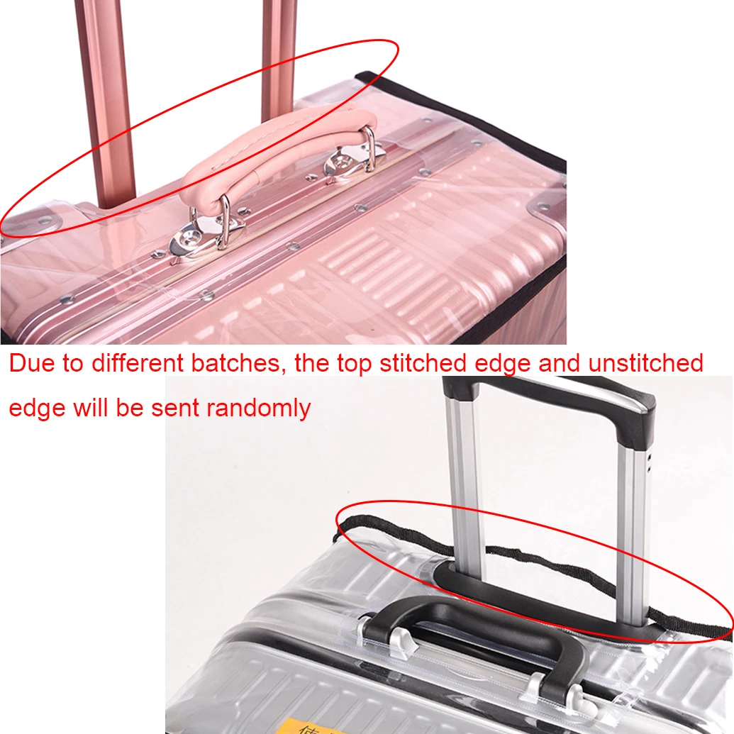 Juste de bagage transparente en PVC,housses de rangement étanches ...