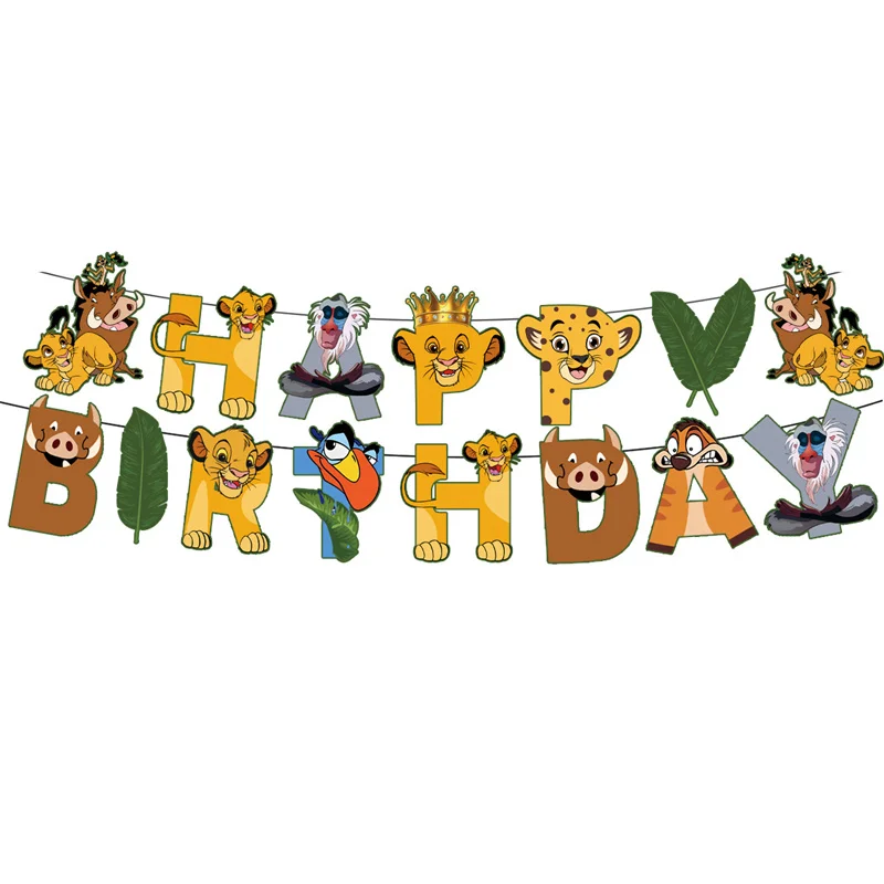 Nueva decoración para fiesta del Rey León Simba, plato de papel ...