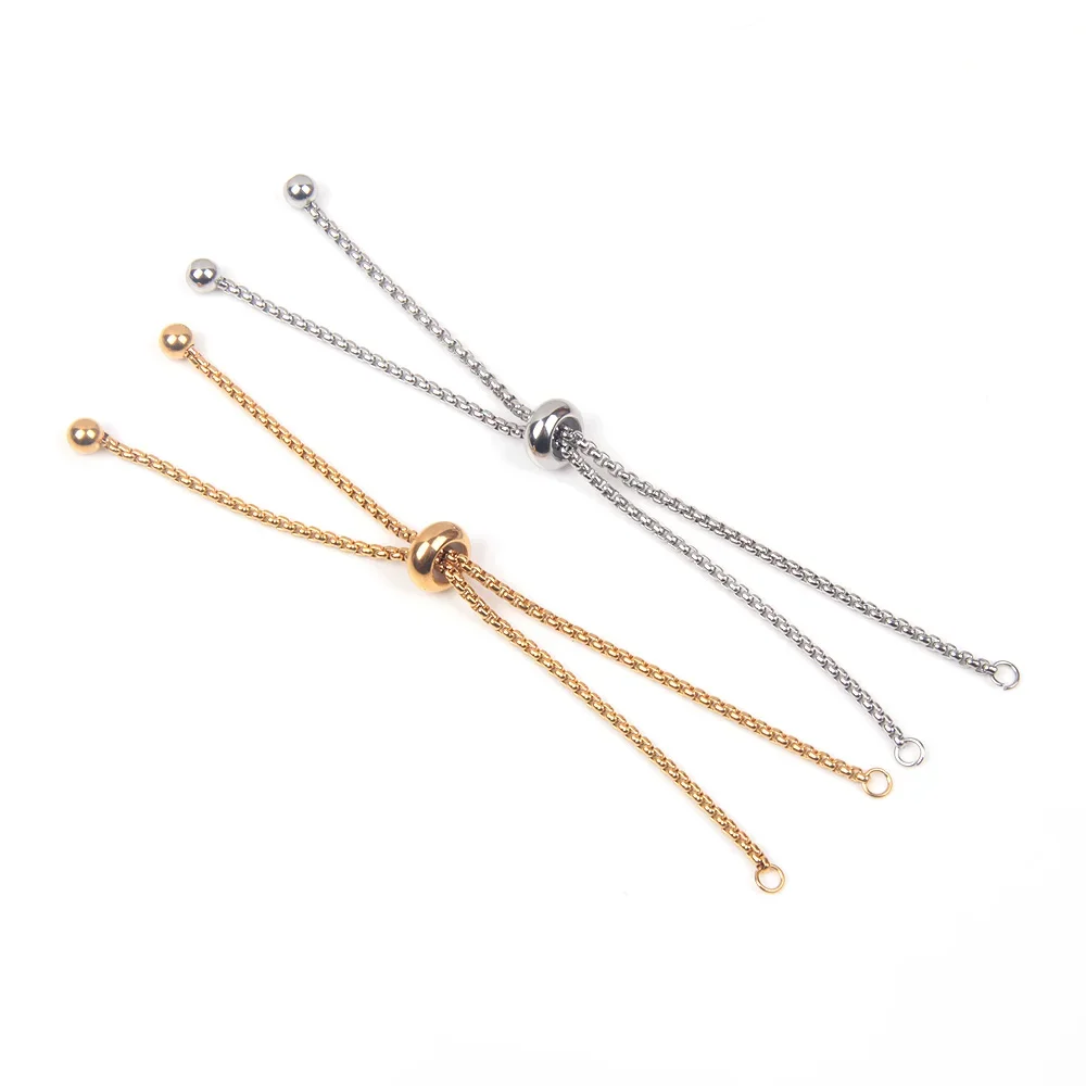 2-5pcs-Stainless-Steel-Adjustable-Boho-Bracelets-Chains-Connectors ...