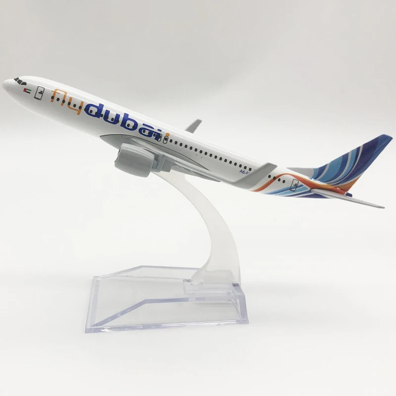 16CM-B737-800-FLY-DUBAI-airlines-1-400-SCALE-airplane-model-toys ...