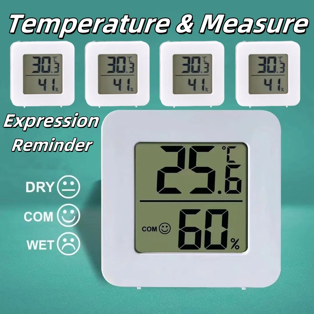 4pcs-Digital-Thermometer-Hygrometer-Indoor-Mini-Temperature-LCD ...
