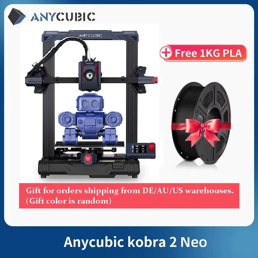 ANYCUBIC-Kobra-2-Neo-With-9-8in-s-Print-Speed-High-Speed-FDM-3D-Printer ...