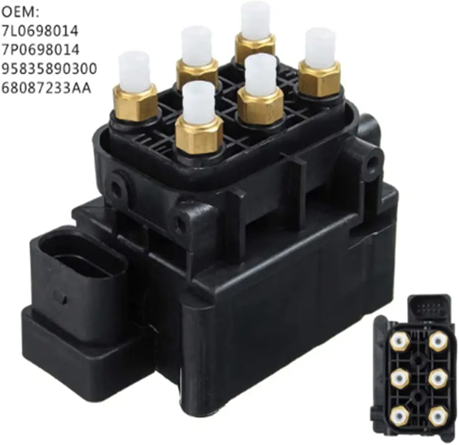 Air Suspension Compressor Solenoid Valve Block For Audi Q7 Porsche ...