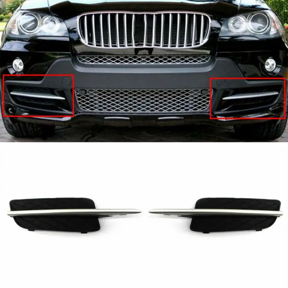 수정 된 부품 휴대용 낮은 범퍼 안개 램프 베젤 51117159593 51117159594 BMW E70 X5 07 09 에 대 ...