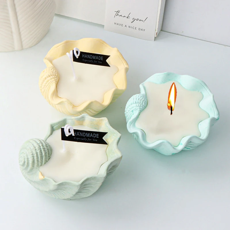 3D-Conch-Candle-Jar-Concrete-Silicone-Mould-DIY-Handmade-Succulent ...