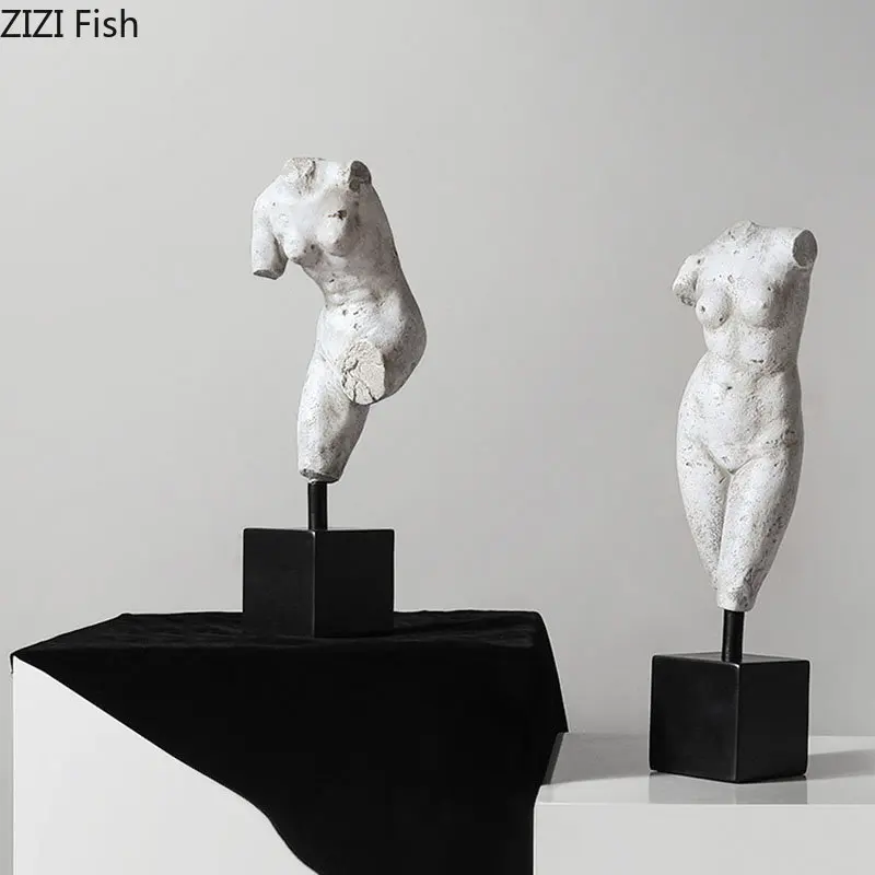 Broken-Aesthetics-Human-Body-Sculpture-Imitation-Plaster-Retro-Body-Art ...