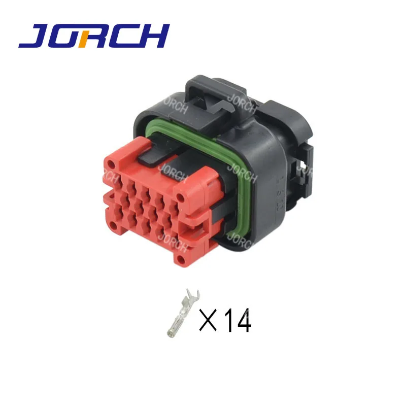 5 Sets 14 Pin Tyco AMP Waterproof Female Sealed Automotive Wire Car ...