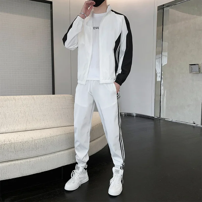 2024-Korean-Tracksuit-Autumn-Clothes-Sportswear-2-Piece-Set-Men-Jacket ...