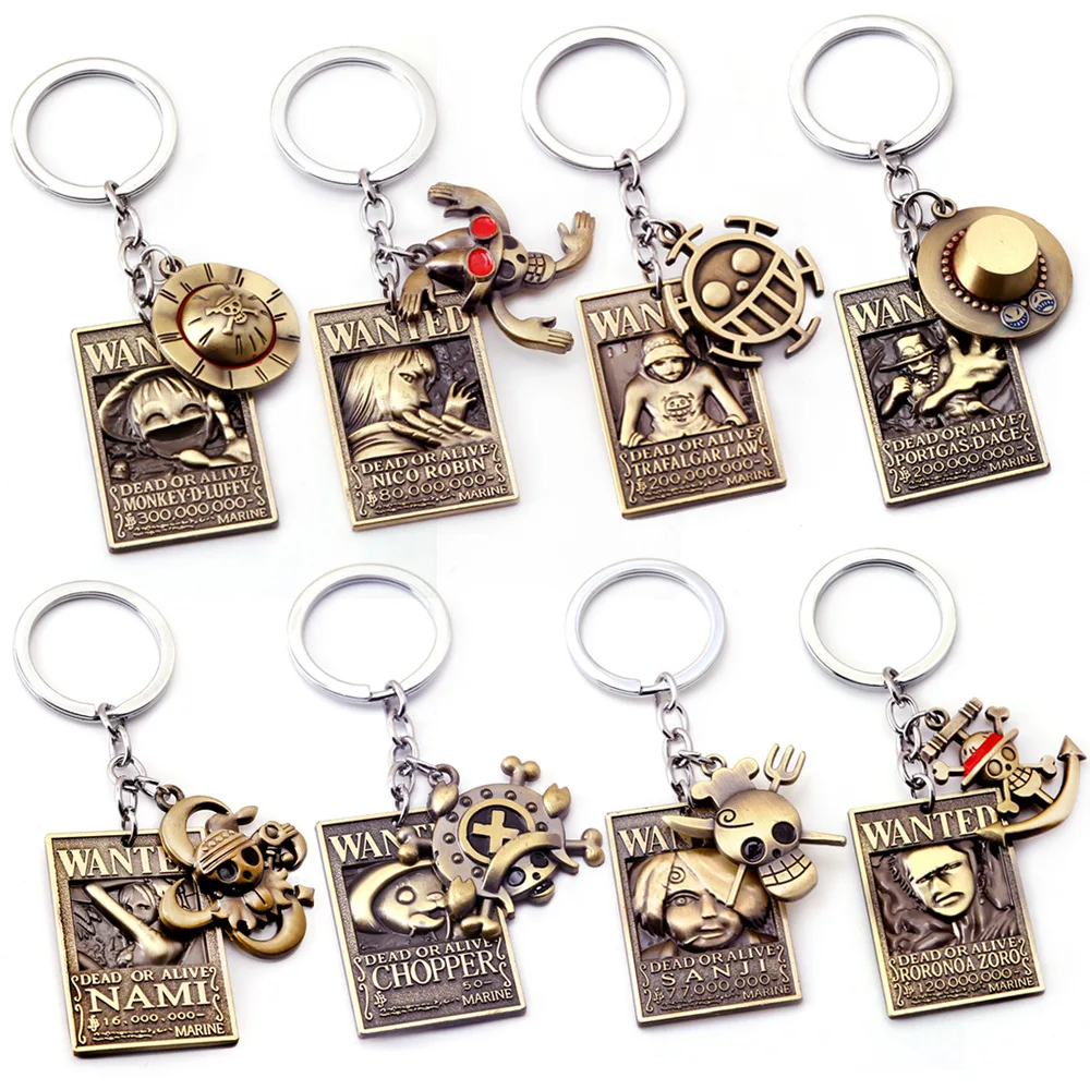 One-Piece-Cartoon-Metal-Keychain-para-Crian-as-Brinquedos-Presente ...