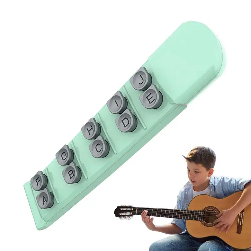 Finger-Grip-Guitar-Trainer-10-Key-Guitar-Hand-Shape-Exerciser-Teaching ...