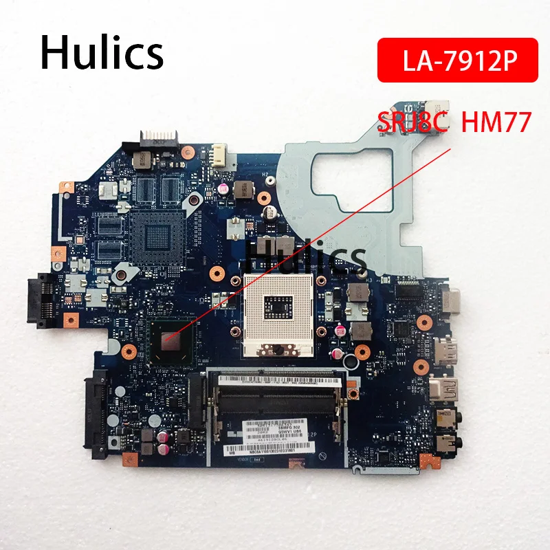 Hulics 사용 LA 7912P Acer V3 571G V3 571 E1 571 노트북 마더 보드 Q5WVH LA 7912P ...