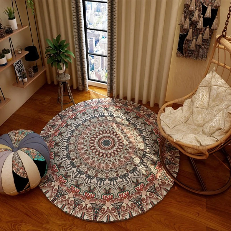 Persian Style Living Room Decoration Carpet Retro Round Rugs for ...
