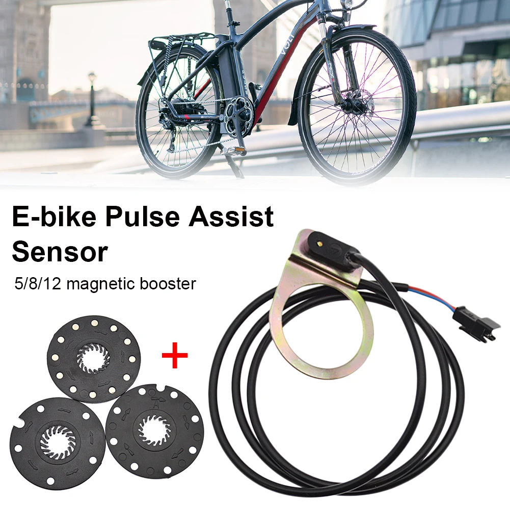 5/8/12 Electric Bicycle Pedal Pas System Assistant Sensor 5/8/12 Magnets Speed Sensor Ebike ...