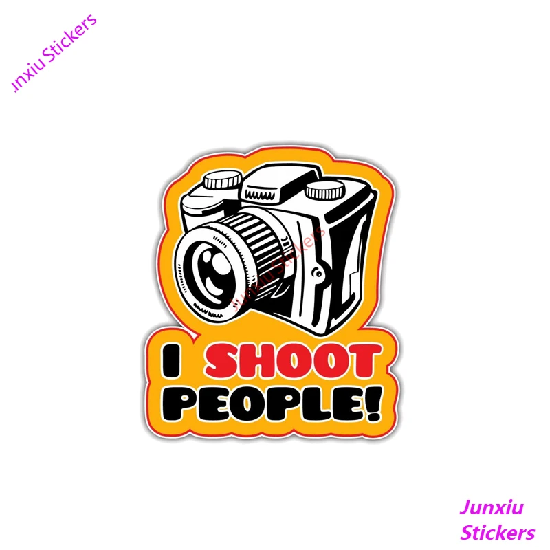 Creative Car Sticker Shoot People Camera Photo Decals Funny for Bumper ...
