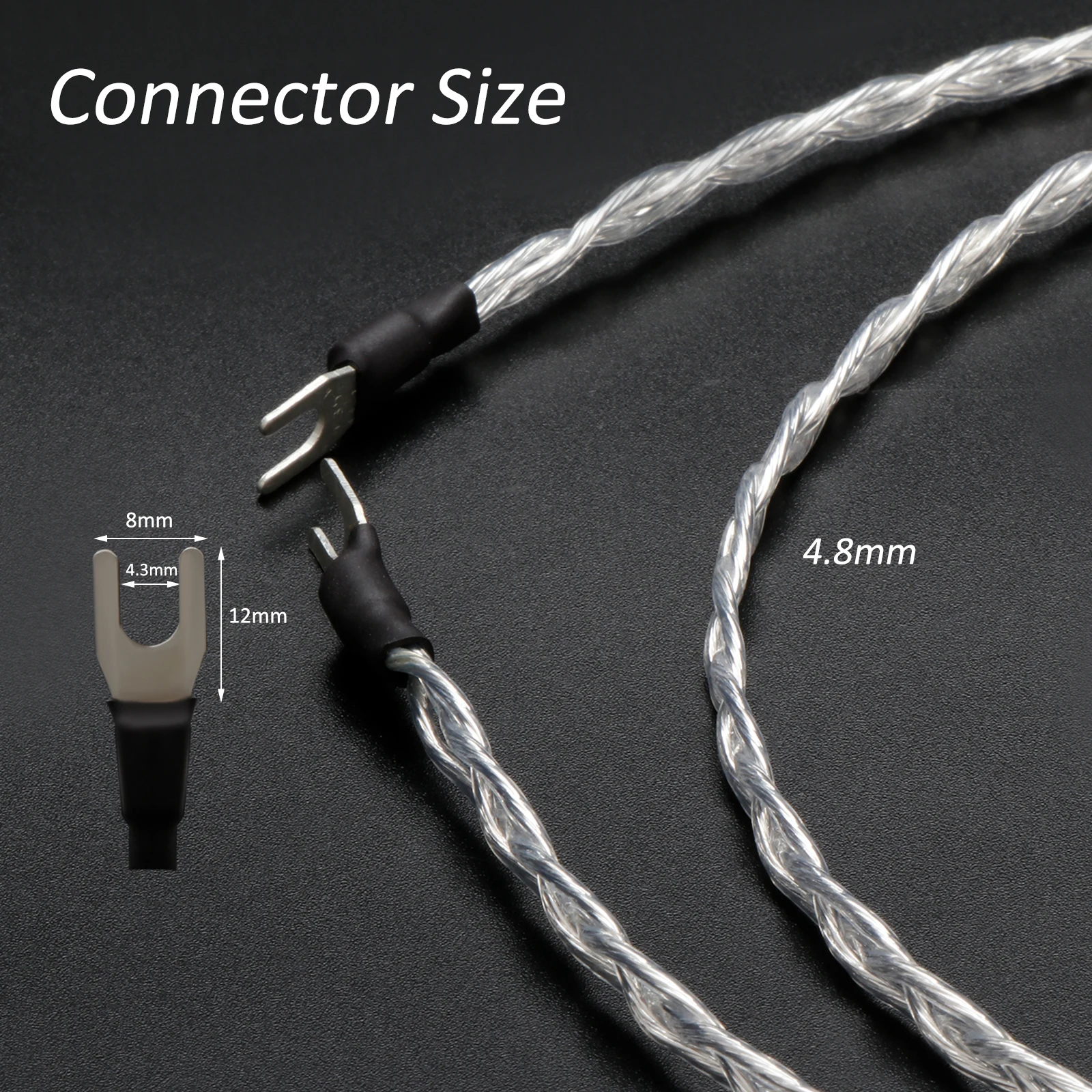 High-Quality-6-Core-Pure-Silver-LP-Vinyl-Audiophile-Hifi-Audio-Cable ...