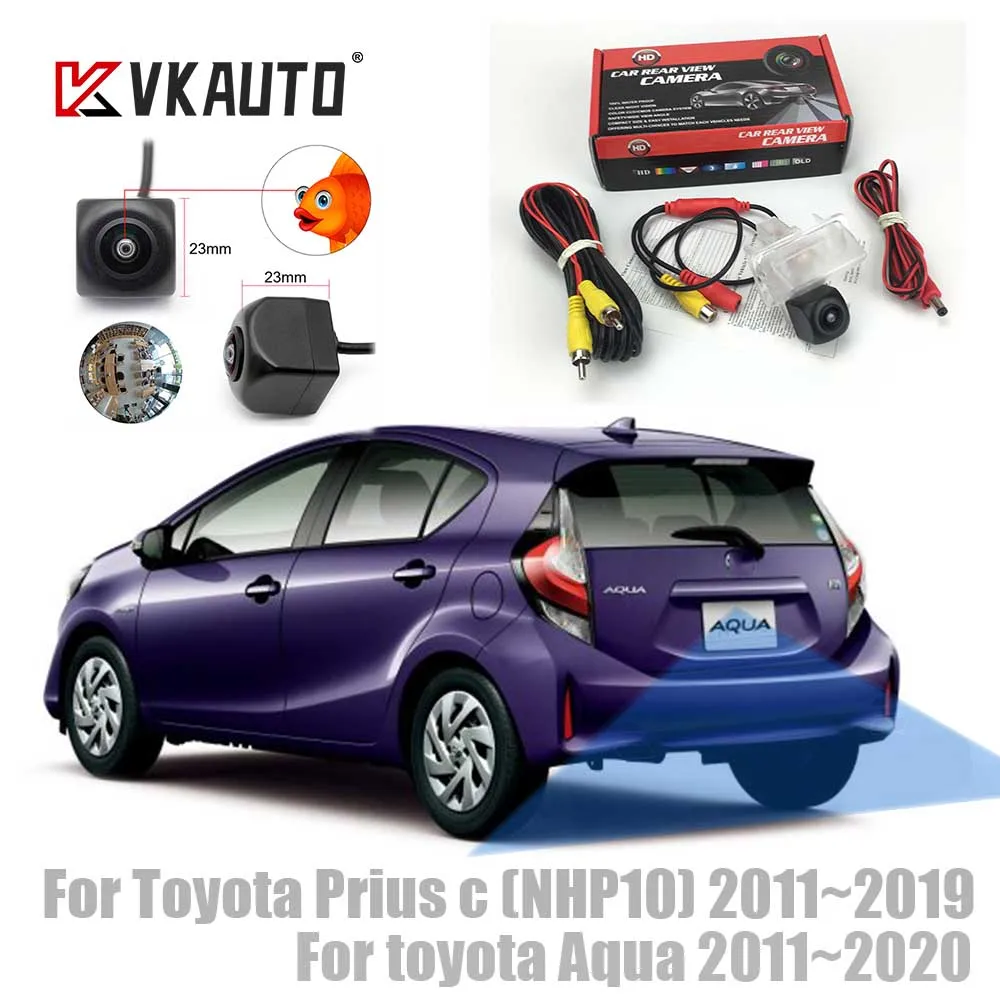 Fish-Eye-Rear-View-Camera-For-Toyota-Prius-C-For-toyota-Aqua-2011-2020 ...