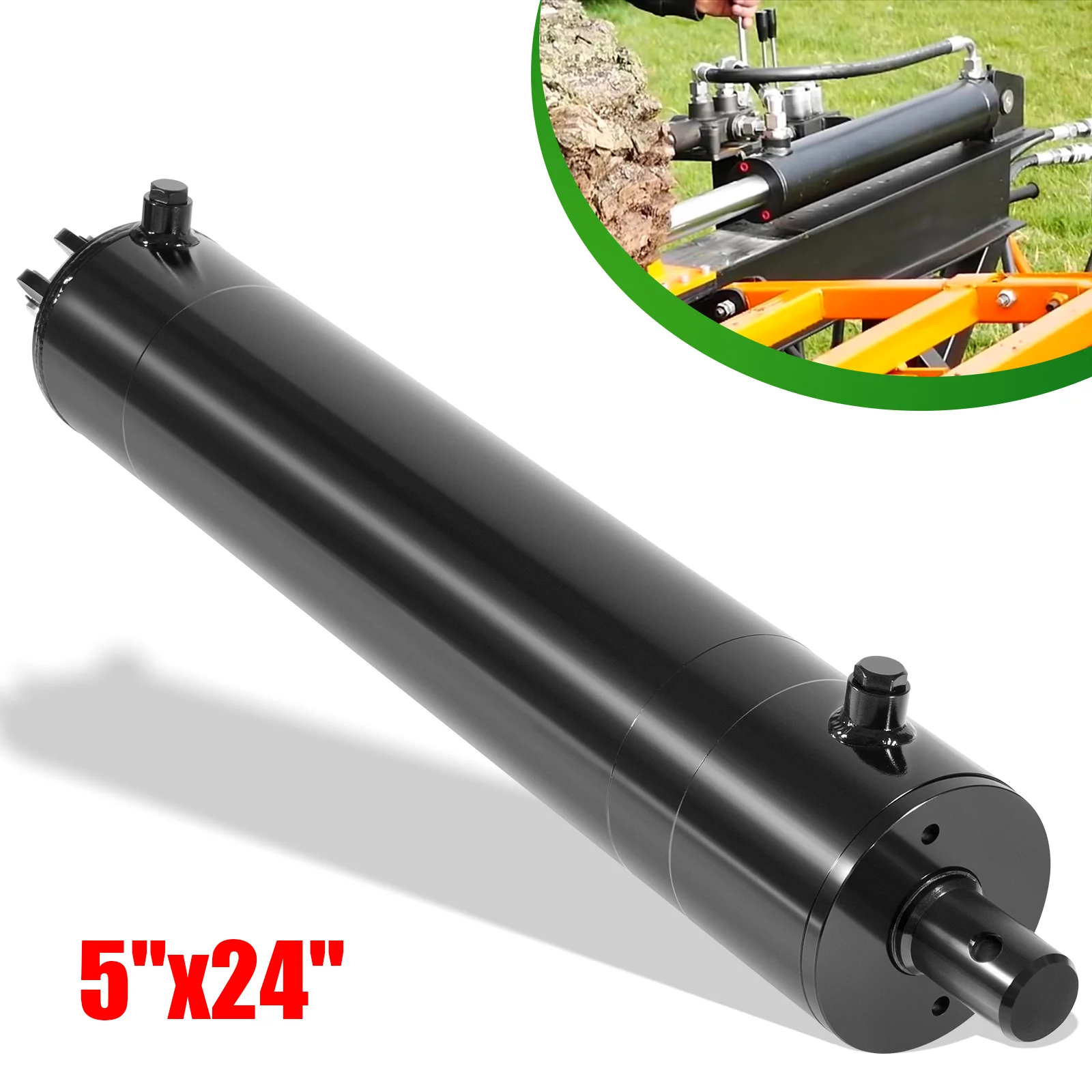 TML-5-x24-Hydraulic-Cylinders-Log-Splitter-Cylinder-3500PSI-Universal ...