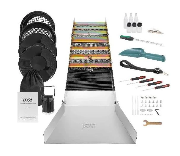 for-50-12-Complete-Sluice-Box-Gold-Panning-Kit-Aluminum-Alloy-Gold ...