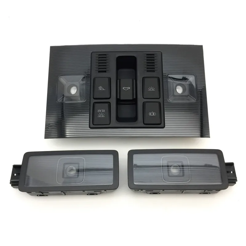 OEM Front LED Reading Lamp Rear Touch Screen Ceiling Lamp Black for ...