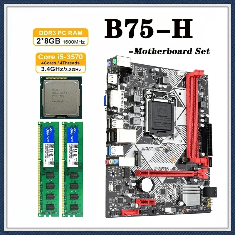 B75-H-MicroATX-Kit-de-placa-base-para-PC-procesador-I5-3570-LGA-1155 ...