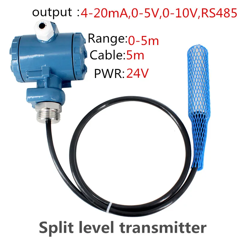 Water Level Pressure Sensor Transducer | Liquid Level Sensor Rs485 ...