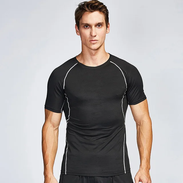 Half Sleeve Breathable Men's Sports & Fitness T Shirt - Men's Fitness ...
