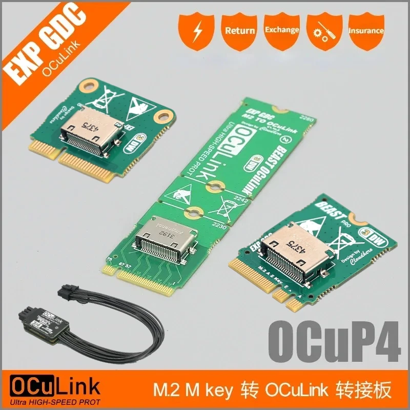 TH3P4 OCuP4 OCuLink TB3/4 USB4 GPU Dock M.2 NVMe to OCuLink Adapter ...