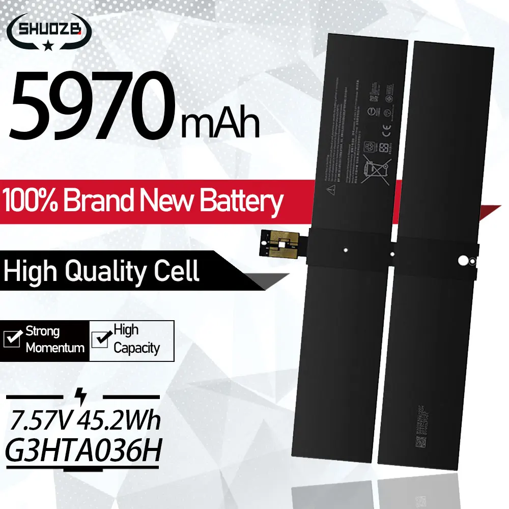 G3HTA036H DYNK01 Laptop Battery For Microsoft Surface Book 1769 Series 7.57V 45.2Wh 5970mAh Free ...