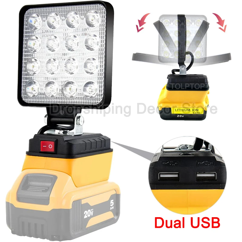 4-inch-Portable-Cordless-LED-Work-Light-for-Dewalt-18V-20V-Lithium ...