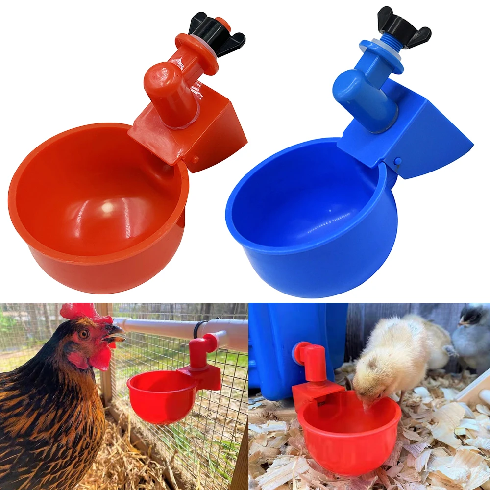 Automatic-Poultry-Drinker-Bowl-Chicken-Bird-Water-Cups-Duck-Drinking ...