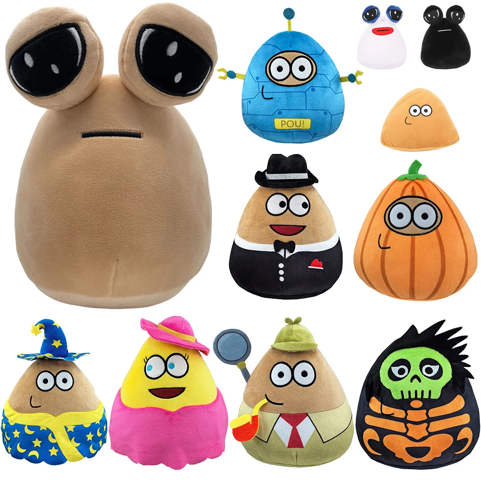 New-My-Pet-Alien-Pou-Plush-Toy-Kawaii-Alien-Pet-Doll-Cute-Pou-Stuffed ...