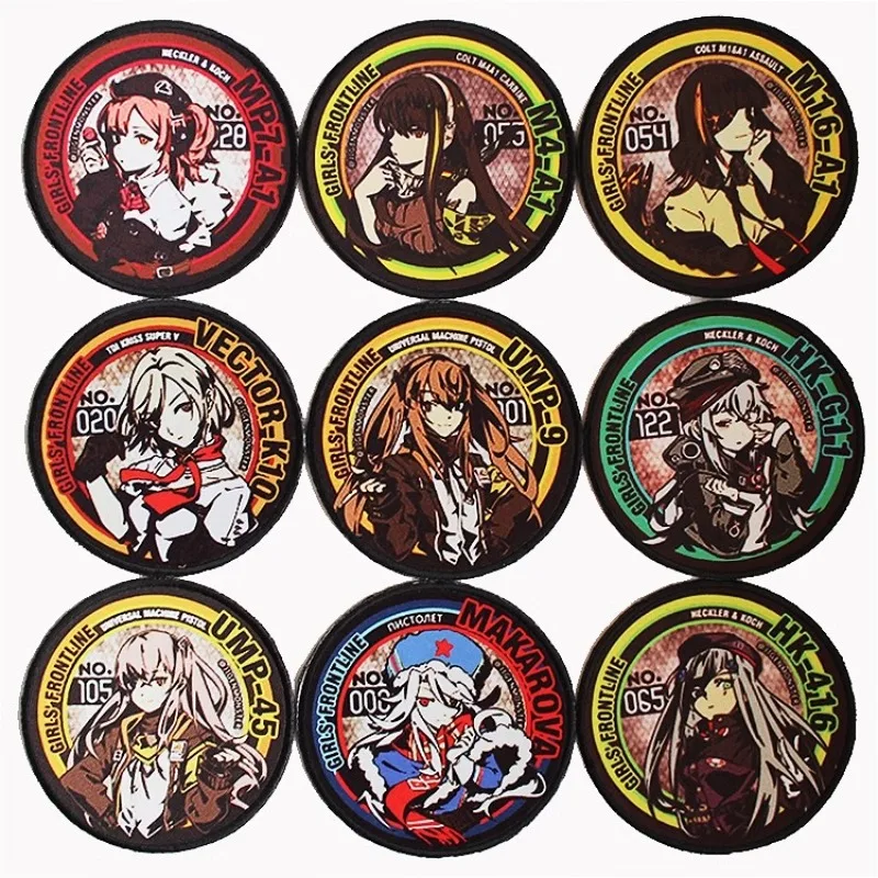 Girls-Frontline-Anime-Game-Patch-404-Squad-Embroidery-Sticker-Gun-Girl ...