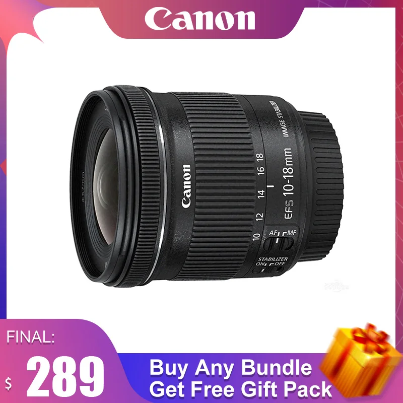 Canon 10-18mm Lens Canon Ef-s 10-18 Mm F/4.5-5.6 Is Stm Lens For Canon ...