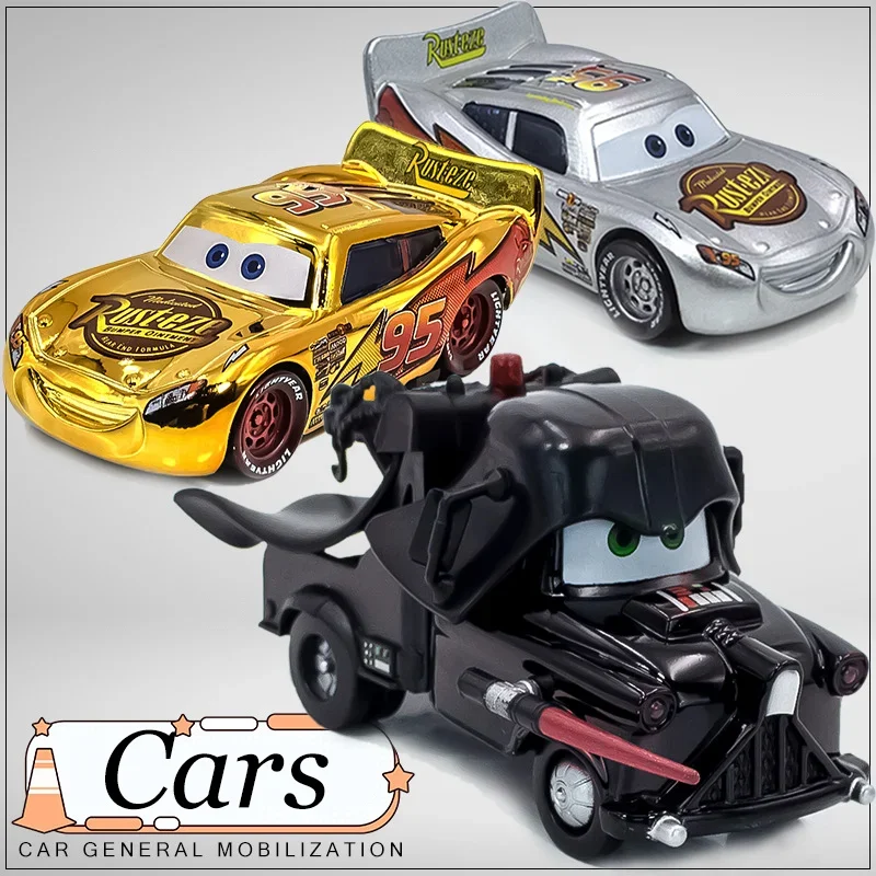 Alloy-Disney-Pixar-Cartoon-Car-Cars-Gold-Lightning-Mcqueen-Toys ...
