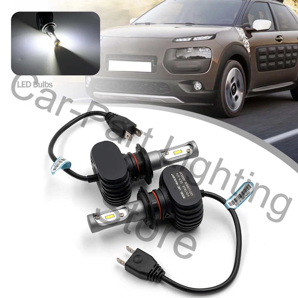 2Pcs-For-CITRO-N-C4-Cactus-Hatchback-2014-2015-2016-Canbus-6000K-8000LM ...