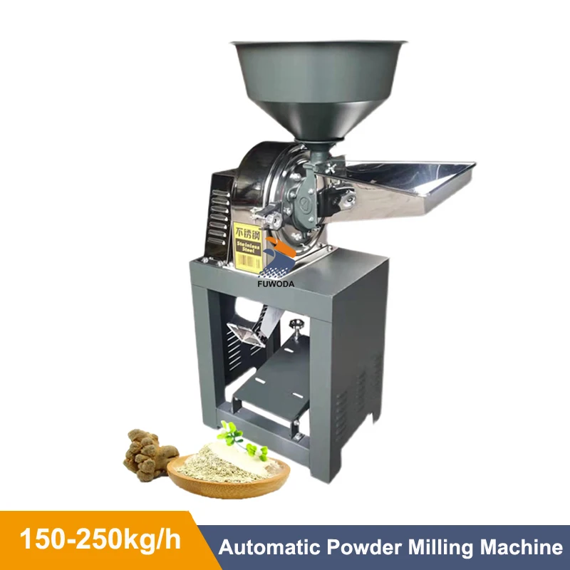 Commercial-150-200kg-h-Dry-Food-Powder-Miller-Stainless-Steel-Herb ...