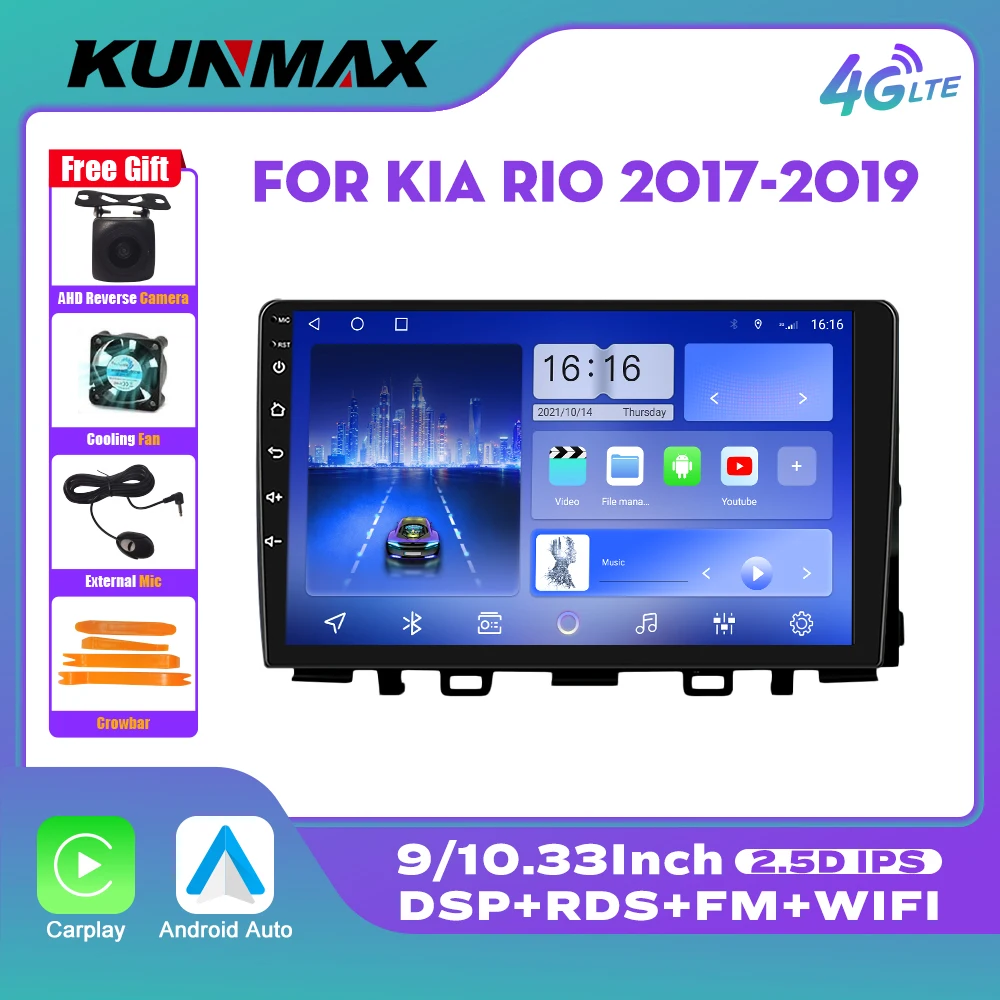 10-33-Inch-Car-Radio-For-KIA-RIO-2017-2019-2Din-Android-Octa-Core-Car ...