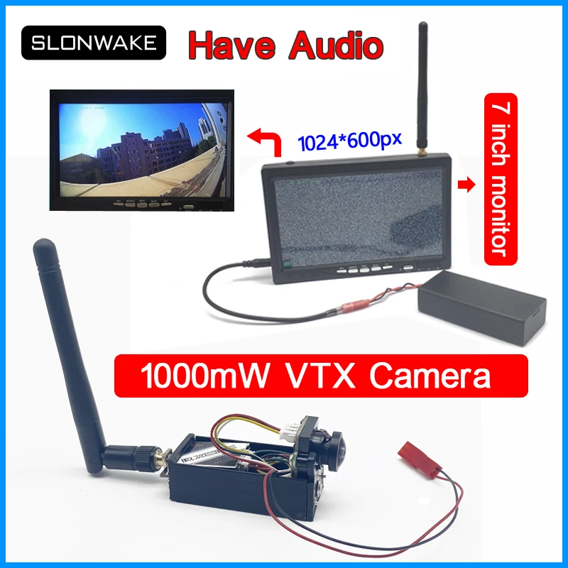 C-mera-ajust-vel-do-monitor-de-FPV-com-microfone-incorporado-para-RC ...