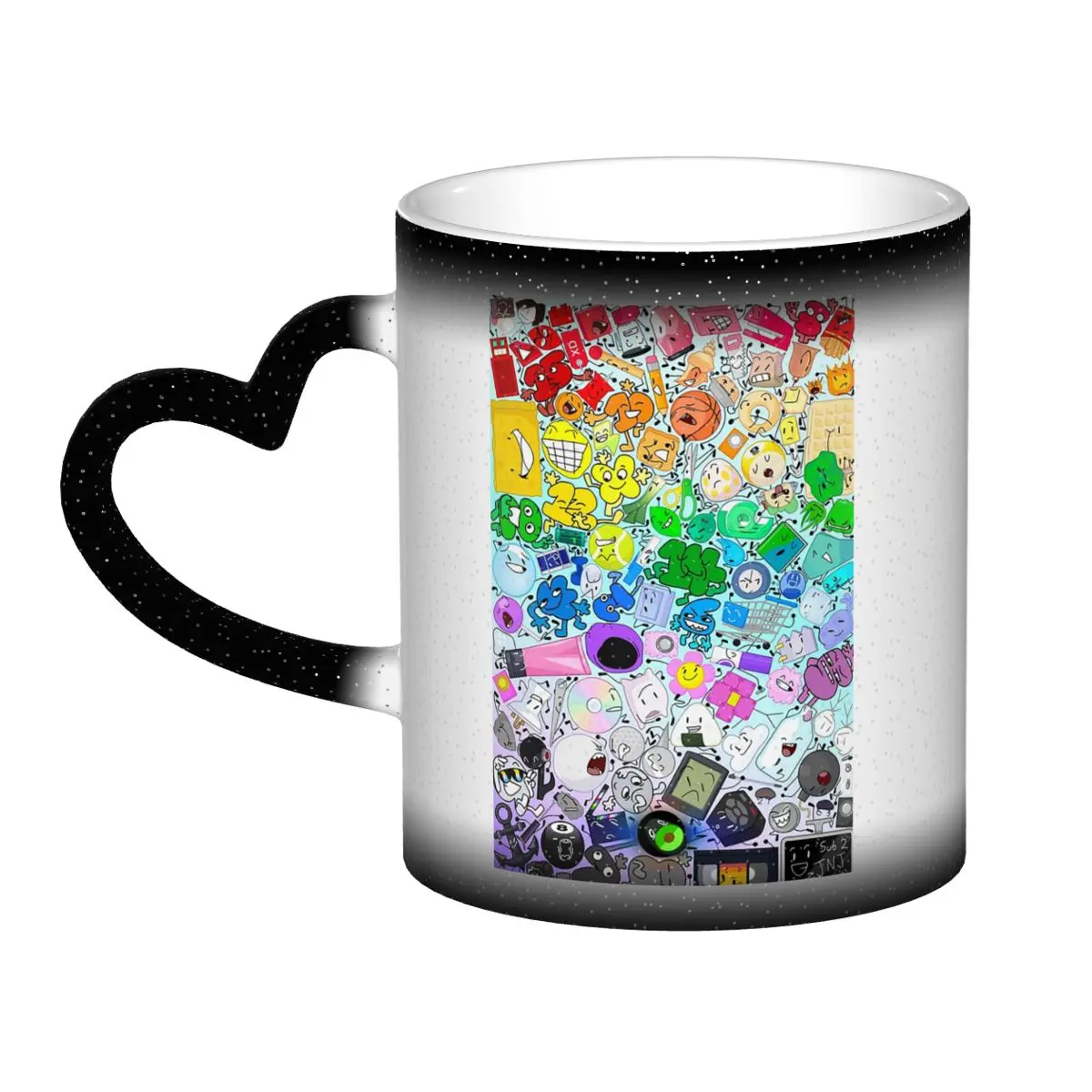 BFDI All Characters Mug Funny Ceramic Coffee Cups Tea Mugs Milk Cup ...