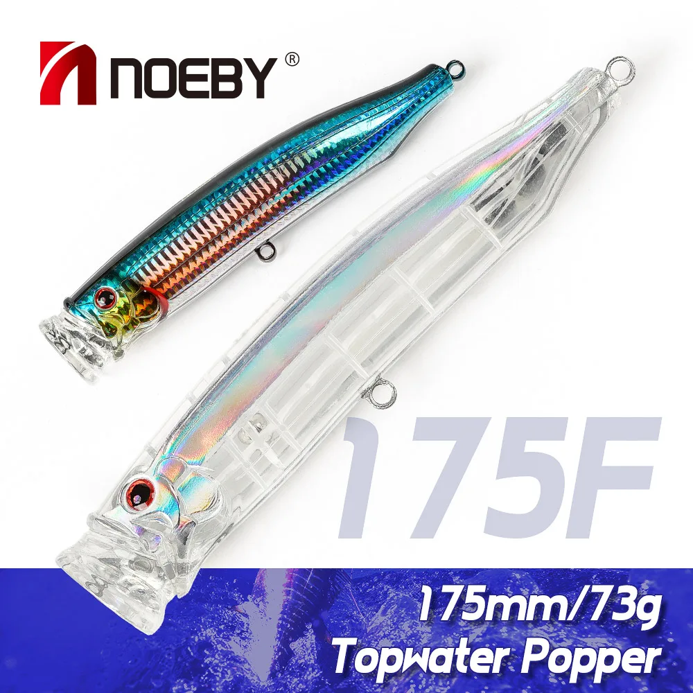 Popper Lure Sea Fishing | Fishing Popper 175mm | Noeby Fishing Lure ...