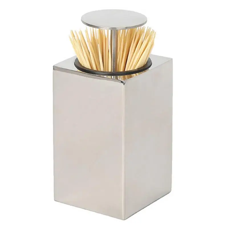 Automatic-Toothpick-Box-Toothpick-Container-Dispenser-Portable-Pressing ...