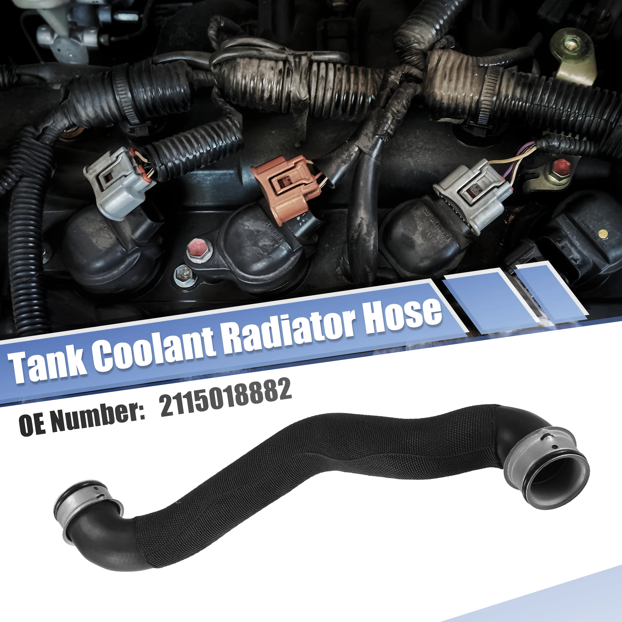 UXCELL-Heater-Hose-Radiator-Expansion-Tank-Pipe-for-MERCEDES-BENZ-W211 ...