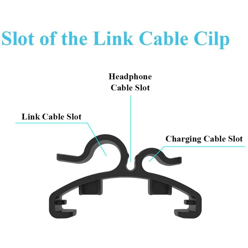 2-Pcs-Data-Cable-Organizer-Wire-Clips-Cord-Holder-For-Oculus-Quest-Link ...
