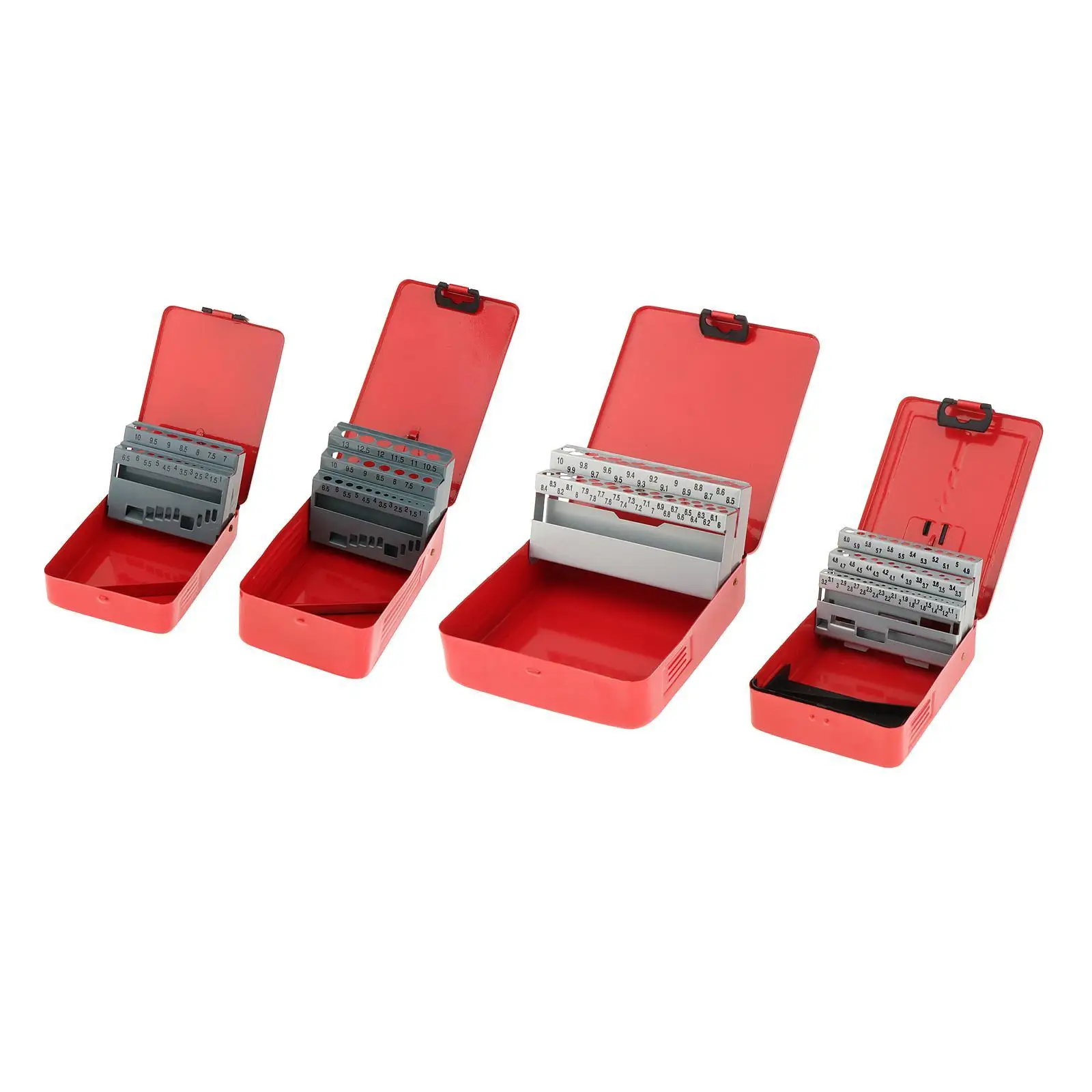 Twist Drill Bit Case Drill Bit Dispenser Organizer, Metal, Accessory ...