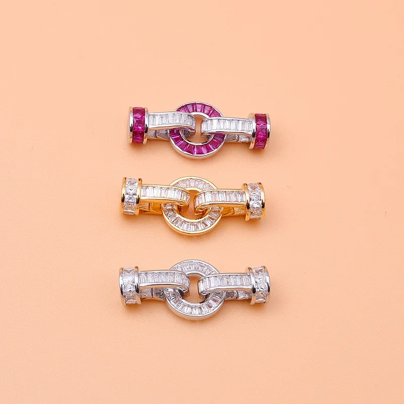 925-Sterling-Silver-Jewelry-Button-Accessories-Light-luxury-pearl ...